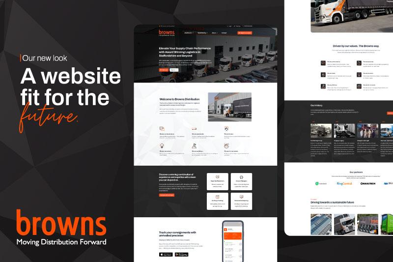 Our new website | Browns Distribution